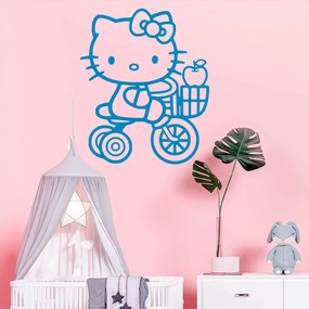 Živá Zeď Samolepka na zeď Kočička Hello Kitty Barva: černá