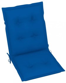 Podušky na zahradní židle 2 ks Dekorhome Tmavě modrá