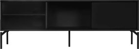 Černý TV stolek 160x60x42 cm Met – noo.ma