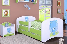 Dětská postel Happy Babies - modrý medvídek