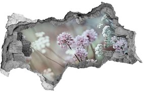 Wallmuralia Samolepící díra na stěnu Divoké květiny 95x73 cm