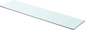Policové desky 2 ks sklo čiré 90 x 20 cm 3051579