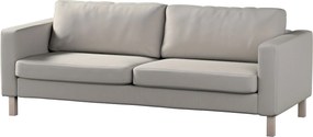 Potah na pohovku IKEA Karlstad, 3-místná, rozkládací barva šedá látka pletený vzor