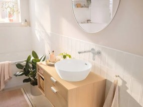 Hansgrohe Rebris S, umyvadlová baterie pod omítku, pro montáž na stěnu, s výtokem 20 cm, 2-otvorová instalace, chromová, 72528000