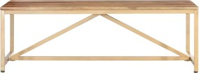 Konferenční stolek 120 x 60 x 40 cm masivní dřevo 286339