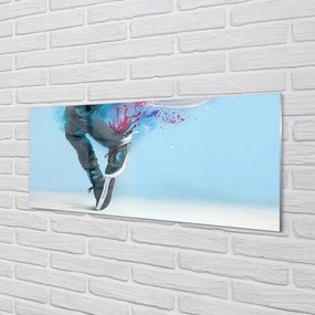 akrylový obraz Nohy barevné Ciapki 120x60 cm