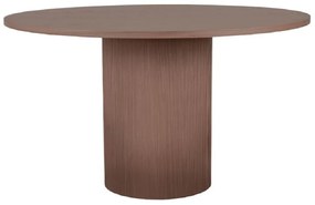 LABEL51 kulatý jídelní stůl OLIVA ø130 cm hnědý ME-70.053