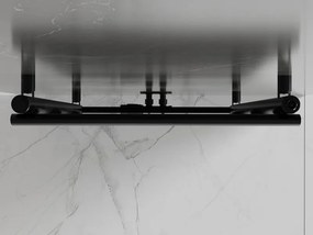 Mexen Jowisz koupelnový radiátor 1200 x 600 mm, 594 W, černý - W107-1200-600-00-70