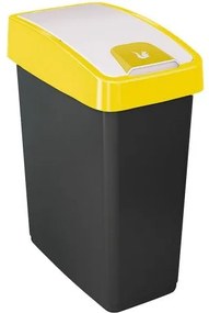 Odpadkový koš Keeeper Magne s dvojitým výklopem 25 l - žlutý