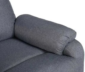LuxuryForm DESIGN Televizní křeslo CARLOS s polohováním - šedé