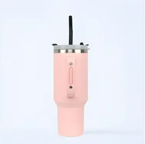 Runbott Cotton Candy / Termohrnek s brčkem / 1100 ml / vakuová izolace