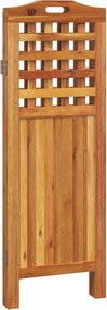 3dílný paraván 121,5 x 2 x 115 cm masivní akáciové dřevo 318546