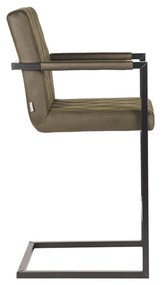 LABEL51 barová židle DENMARK armádní zelená Color: Army green UK-30.292