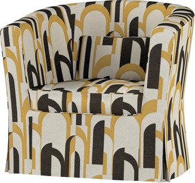Potah na křeslo IKEA Ektorp Tullsta barva vícebarevná látka pletený vzor, vzorované