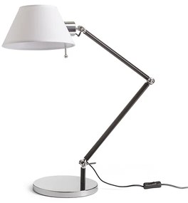 RENDL R13283 MONTANA stolní lampa, pracovní bílá/černá chrom