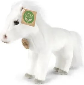RAPPA Plyšový kůň bílý 24 cm / ECO-FRIENDLY / od 0 měsíců