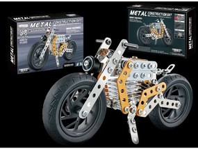 Kovová stavebnice Motorka 162 dílků