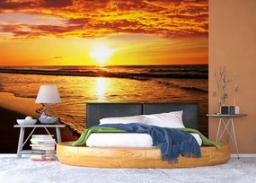 FTN XXL 2487 AG Design vliesová fototapeta 4-dílná - Ocean sunset, velikost 360 x 270 cm
