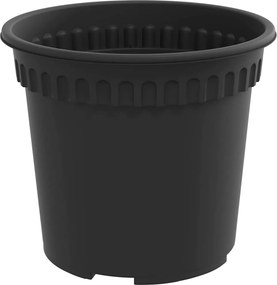 Květináče 6 ks Černá Plast 3403259