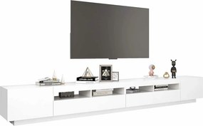 TV skříňka s LED osvětlením bílá 300 x 35 x 40 cm 3081924