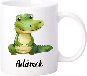 Keramický hrníček Krokodýl