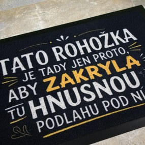 Mercury Flooring, Rohožka Hnusná podlaha 40x60 cm, 40x60, černá