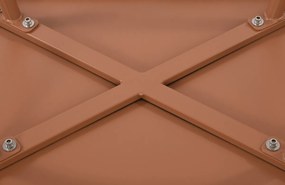 Konferenční stolek Velva - v45 x 80 x 45 cm - Terracotta