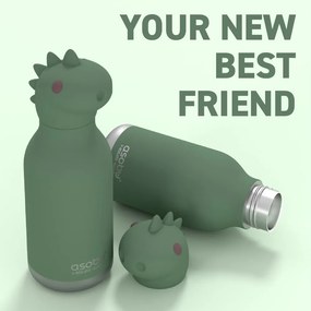 Láhev na pití Asobu Bestie Bottles Dinosaurus