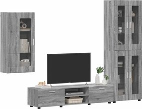 Sestava TV skříněk FLORIN 3 ks Šedá Sonoma Kompozitní dřevo 3397950