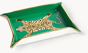 Dekorativní porcelánový tác Tiger