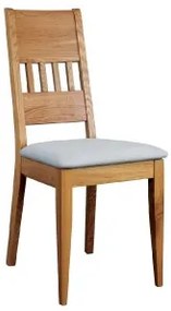 Drewmax Jídelní židle KT375 masiv dub dub bělený sab976