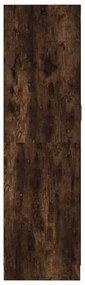Šatní skříň kouřový dub 82,5 x 51,5 x 180 cm kompozitní dřevo - Default Title