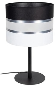 Stolní lampa CORAL 1xE27/60W/230V černá/bílá