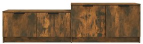 TV skříňka kouřový dub 158,5 x 36 x 45 cm kompozitní dřevo - Default Title