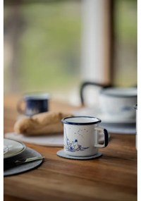 Hrnek Moomin Sailors 0,37l, smalt / bílo-modrý