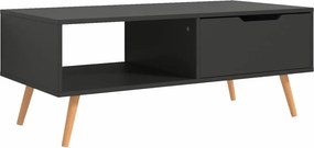 Konferenční stolek šedý 100 x 49,5 x 43 cm kompozitní dřevo 326788