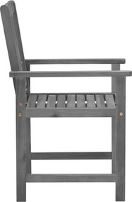 vidaXL Zahradní židle s poduškami 4 ks masivní akáciové dřevo [3061228] Barva: Vzor listí