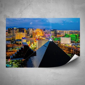 Plakát - Černá pyramida ve Vegas (60x40 cm) - PopyDesign