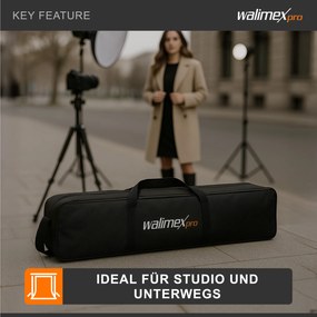 Příslušenství ke stativům Walimex pro – 98 cm, 96 cm, 98 × 18 × 16 cm (1015353)
