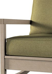 Potah na křeslo IKEA Lillberg barva zelená látka pletený vzor