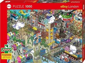 HEYE Puzzle Pixorama: Londýnské pátrání / 1000 dílků / 70 x 50 cm