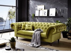 Askont Chesterfield Preston: Pohovka 3M green
