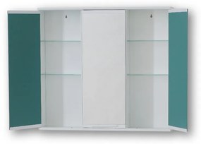 Olsen Spa Závěsná skříňka se zrcadlem TRIGA I, II Rozměr A - 60 cm, Rozměr B - 15 cm, Rozměr C - 55 cm - OLNPST6055