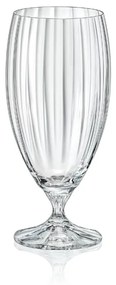 Crystalex - Bohemia Crystal Sklenice na pivo Magnolia Optic 380 ml, 6 ks