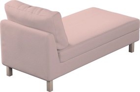 Potah na přídavný šezlong IKEA Karlstad, krátký barva růžová látka pletený vzor