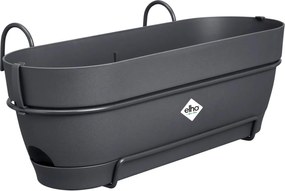 Elho Balkonový truhlík Vibia Campana Trough All-in-1, antracit, 50 x 26 x 17 cm