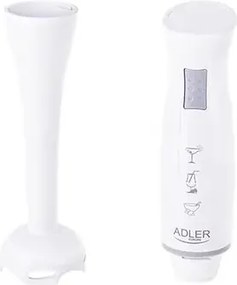 Adler AD 4622 bílá / Tyčový mixér / 300W / 1 rychlost / doprodej