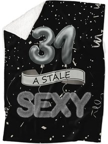 Deka Stále sexy – Černá (věk: 31, Podšití beránkem: ANO)