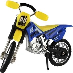 TEDDIES Prstová motorka kov/plast 12 cm / 2 barvy / Na kartě / od 3 le