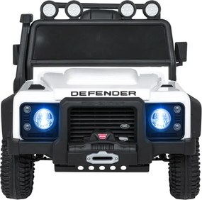 Elektrické autíčko Land Rover Defender 110 SVX bílé